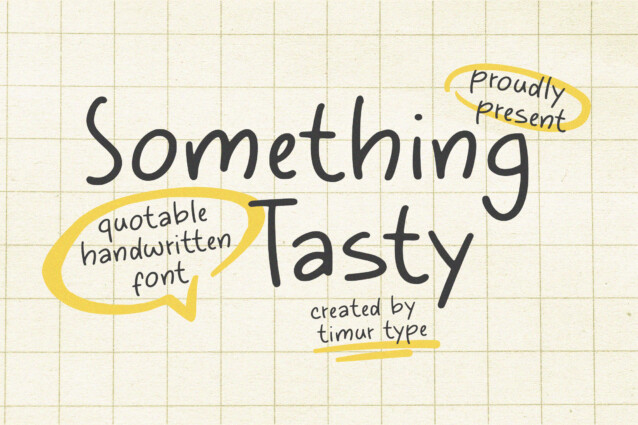 Something Tasty Font - Download Free Font