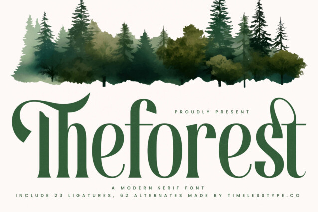 Theforest Serif Font - Download Free Font