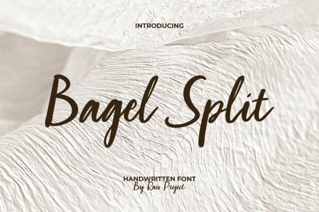 Bagel Split Font - Befonts