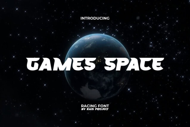 Games Space Font - Download Free Font