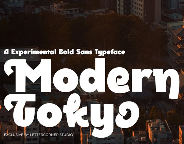 Modern Tokyo Font - Befonts