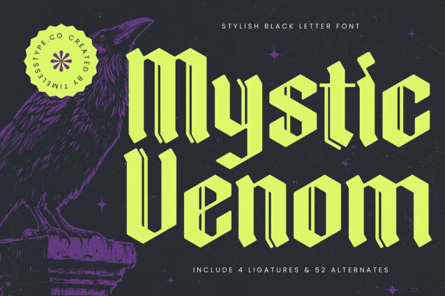 Mystic Venom Font - Befonts