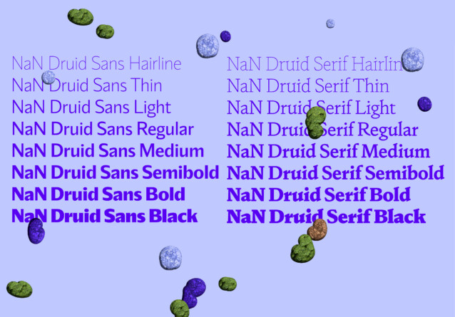 NaN Druid Font Family - Download Free Font