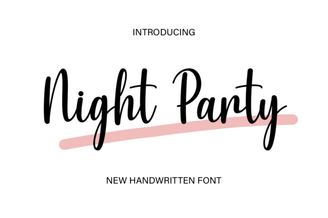 Night Party Script Font - Download Free Font