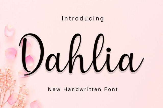 Dahlia Script Font - Befonts