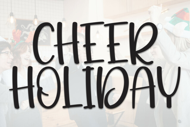Cheer Holiday Display Font - Download Free Font