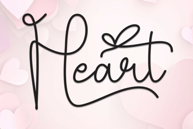 Heart Script Font - Download Free Font