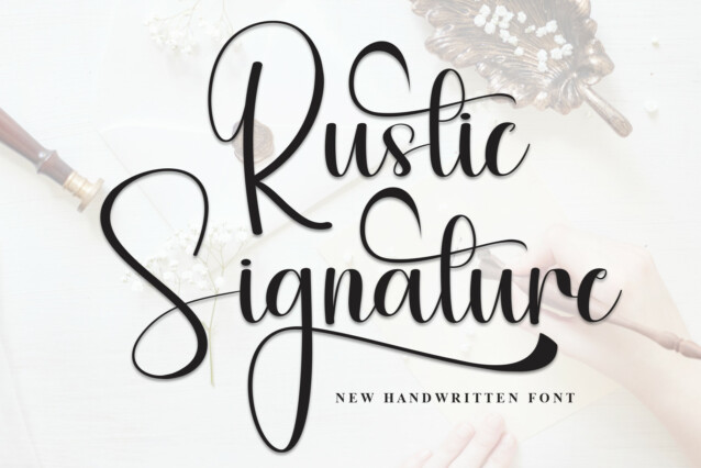 Rustic Signature Font - Download Free Font