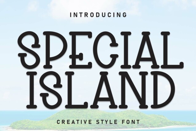 Special Island Display Font - Befonts