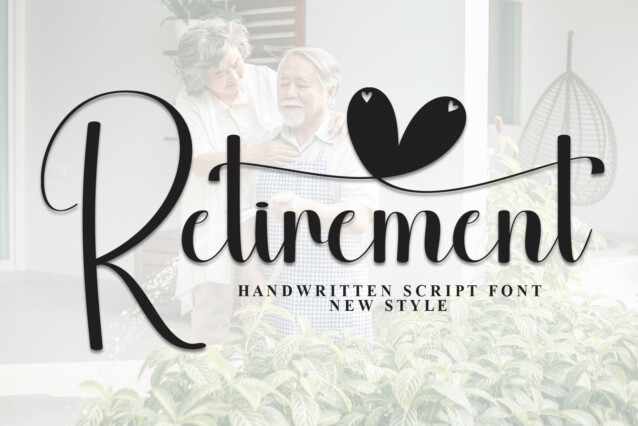 Retirement Script Font - Download Free Font