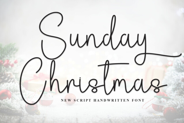 Sunday Christmas Script Font - Download Free Font