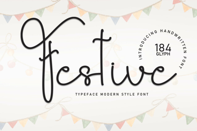 Festive Script Font - Download Free Font