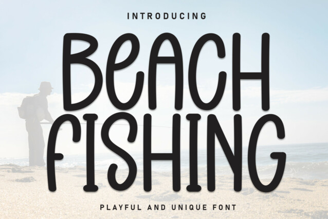 Beach Fishing Display Font - Download Free Font