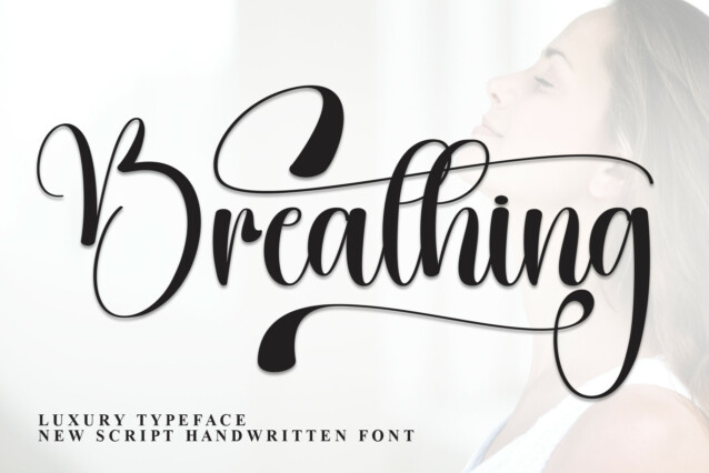 Breathing Calligraphy Font - Download Free Font