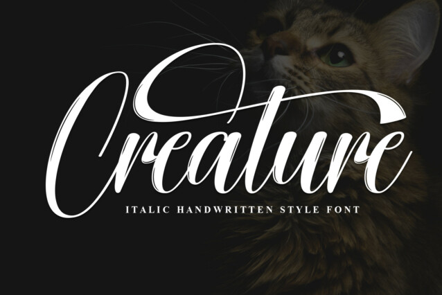 Creature Calligraphy Font - Download Free Font
