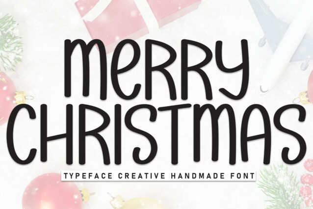Merry Christmas Display Font - Befonts