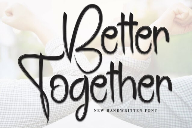 Better Together Display Font - Download Free Font