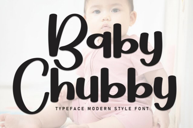Baby Chubby Display Font - Befonts