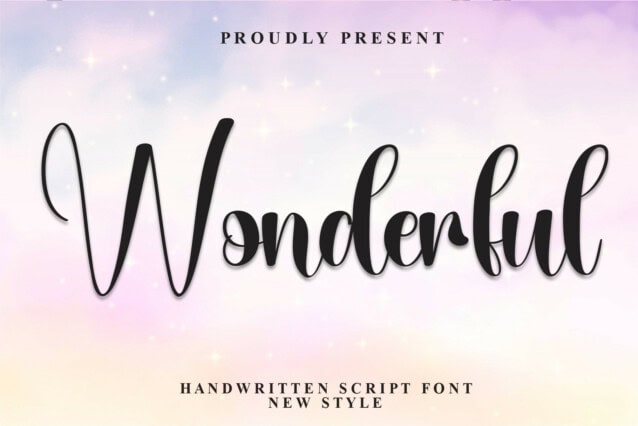 Wonderfull Script Font - Befonts