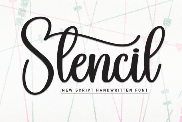 Stencil Script Font - Download Free Font