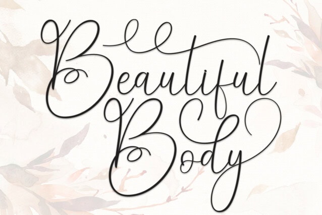Beautiful Body Script Font - Befonts