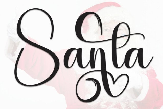Santa Calligraphy Font - Download Free Font