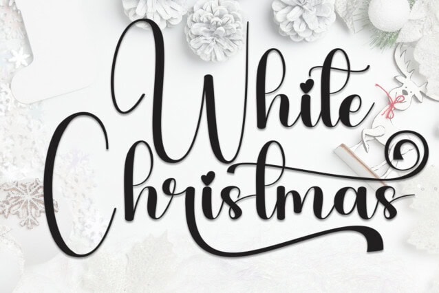 White Christmas Script Font - Download Free Font