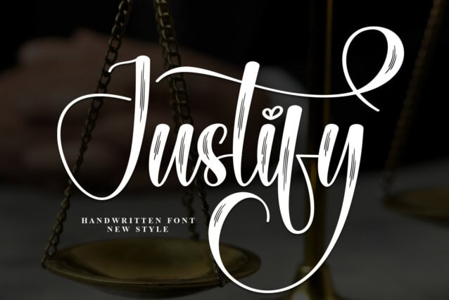Justify Brush Font - Download Free Font