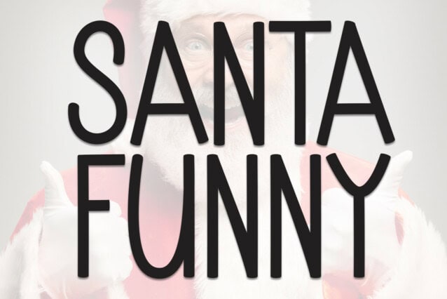 Santa Funny Display Font - Befonts