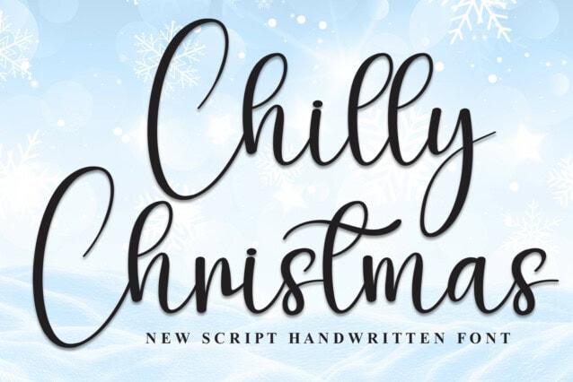 Chilly Christmas Script Font - Download Free Font