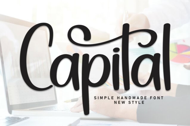 Capital Script Font - Download Free Font