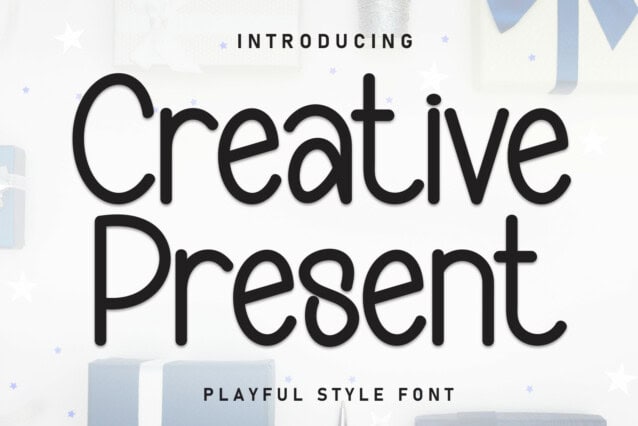 Creative Present Font - Download Free Font