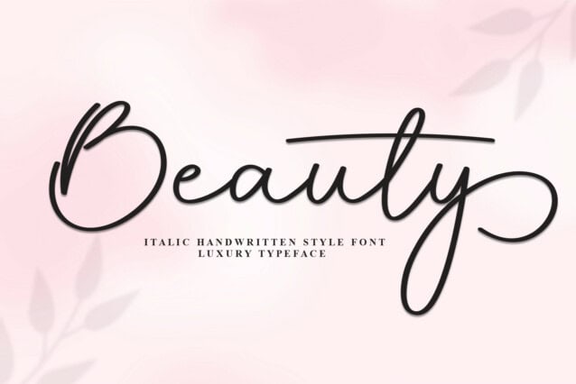Beauty Style Font - Befonts