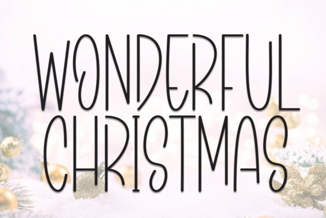 Wonderful Christmas Font - Download Free Font