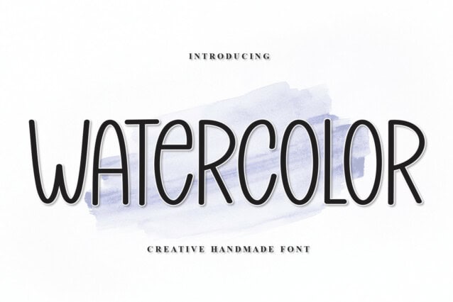 Watercolor Handwritten Font - Download Free Font