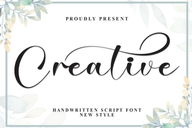 Creative Script Font - Download Free Font