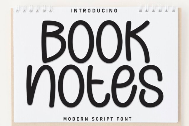 Book Notes Script Font - Download Free Font