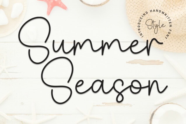 Summer Season Script Font - Download Free Font