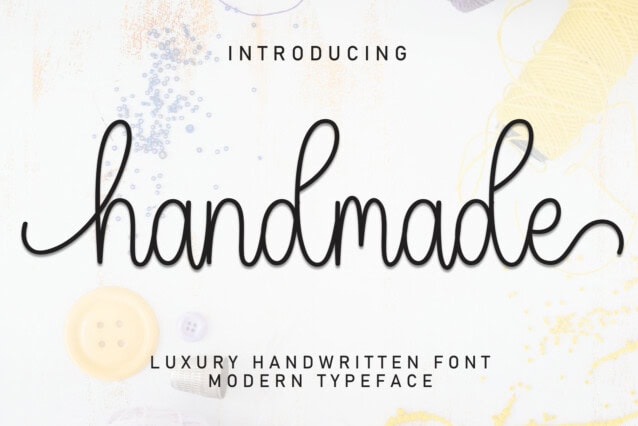 Handmade Script Typeface - Download Free Font
