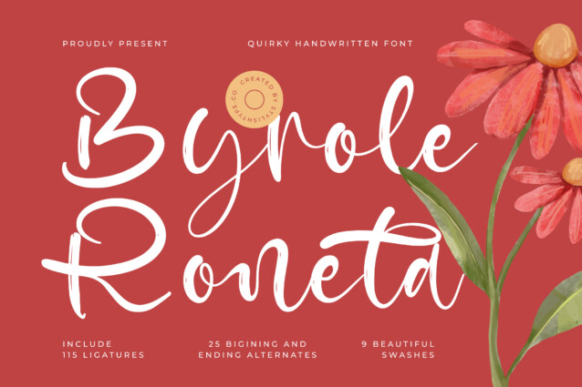 Byrole Roneta Font - Befonts