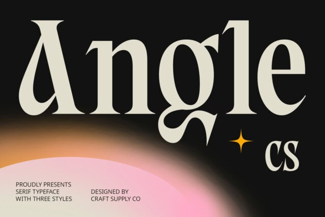 CS Angle Font - Befonts