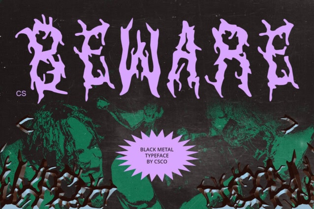 CS Beware Font - Download Free Font