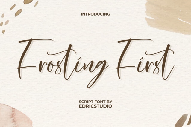 Frosting First Font - Download Free Font