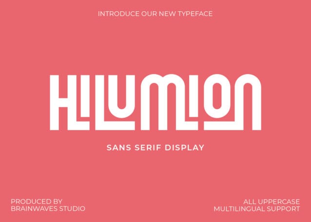 Hilumion Font - Befonts
