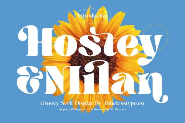 Hostey & Milan Font - Download Free Font