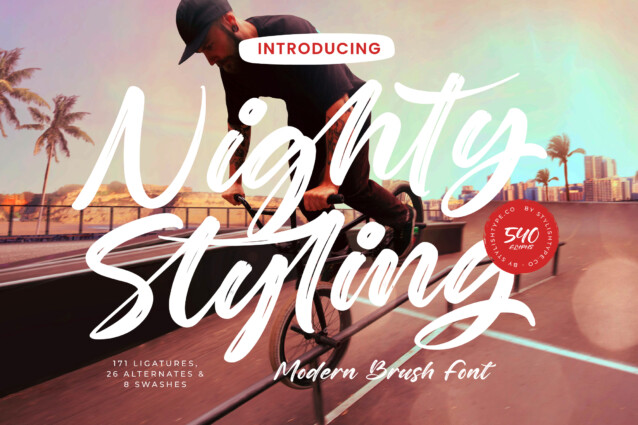 Nighty Styling Font - Download Free Font