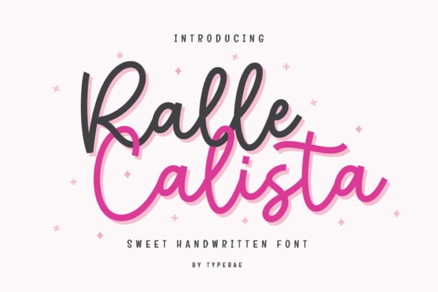 Ralle Calista Script Font - Download Free Font