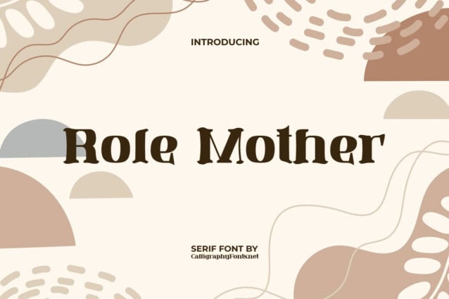 Role Mother Font - Download Free Font