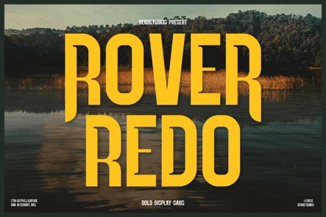 Rover Redo Font - Download Free Font