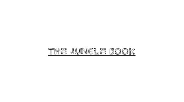 Jungle Book Display Font - Befonts